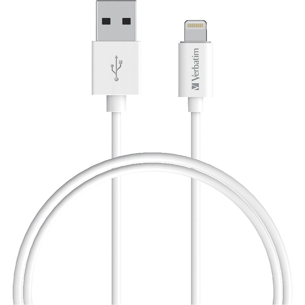 Cleaning & Cables - Verbatim Charge & Sync Lightning Cable 1 Metre ...