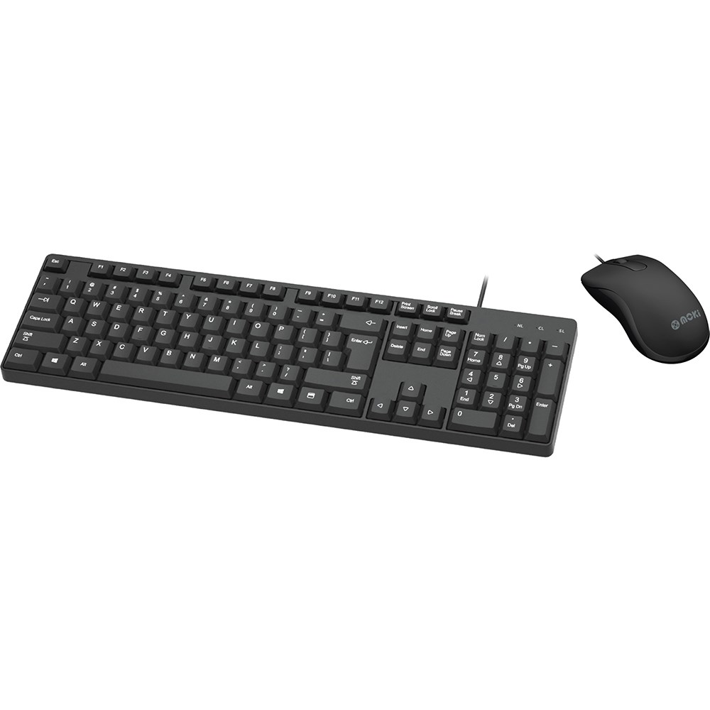Computer Accessories - Moki Wired USB Keyboard and Mouse Combo Black ...