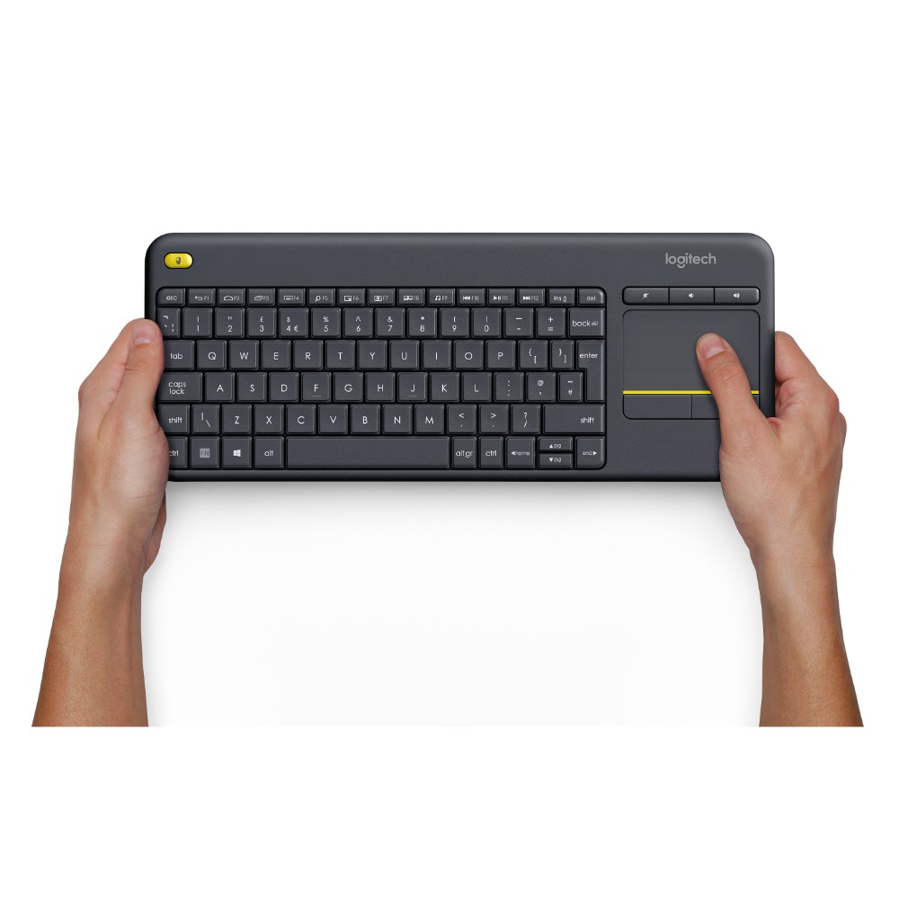 Computer Accessories - Logitech K400 Plus Wireless Touch Keyboard Black ...